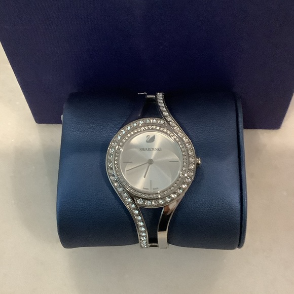 Swarovski | Accessories | Swarovski Silver Womens Eternal Watch With ...